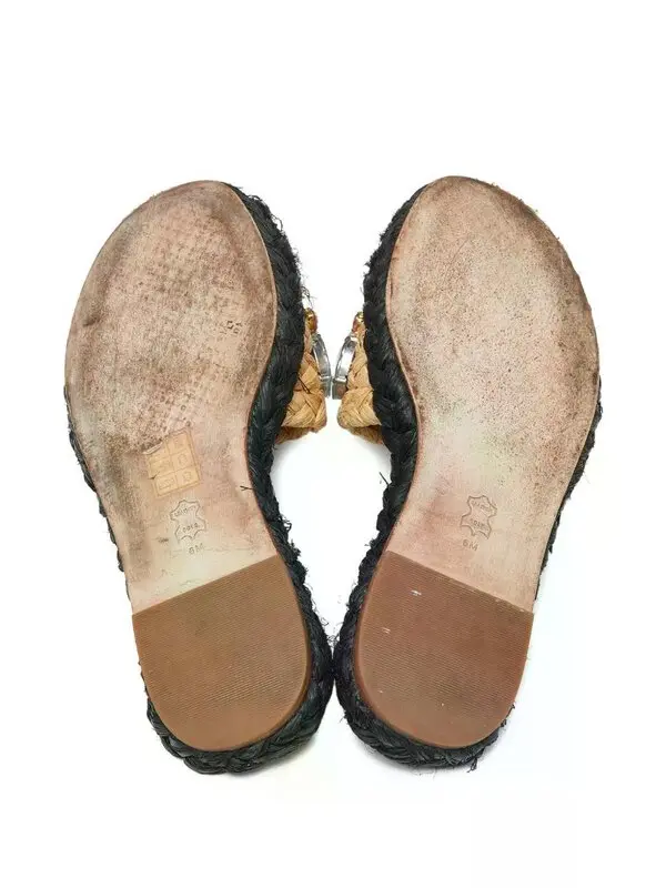 Tory Burch Braided Embellished Espadrille Slides
