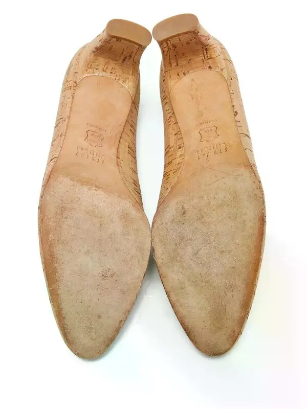STUART WEITZMAN Cork-textured Pumps