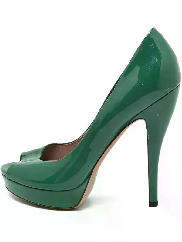 Gucci 140mm Leather Heeled Pumps