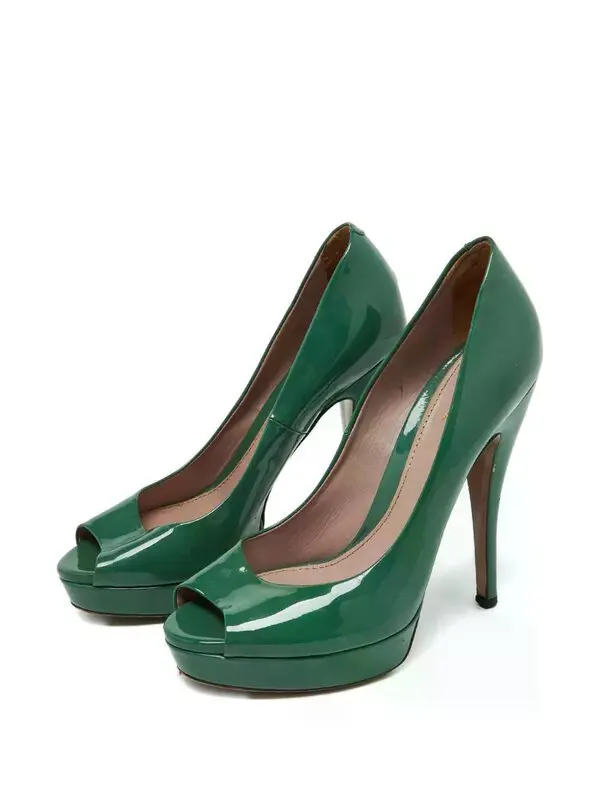 Gucci 140mm Leather Heeled Pumps