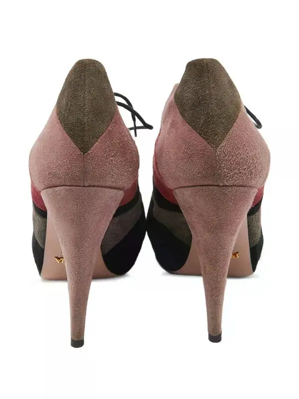 Prada 120mm Suede Heeled Boots