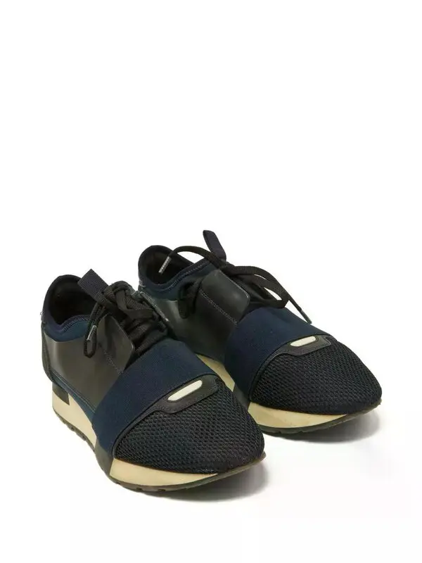 Balenciaga Paneled Lace-up Sneakers