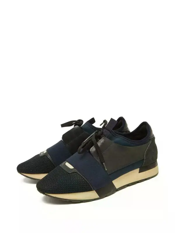 Balenciaga Paneled Lace-up Sneakers
