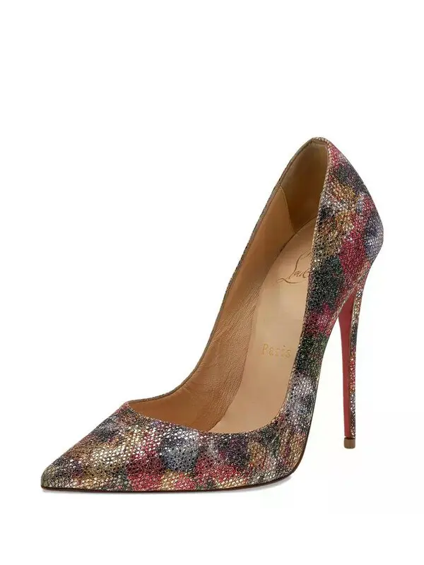 CHRISTIAN LOUBOUTIN 120mm So Kate Glitter Heeled Pumps