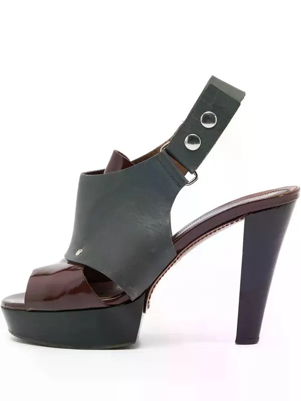 Marni 120mm Panelled High Heel Sandals