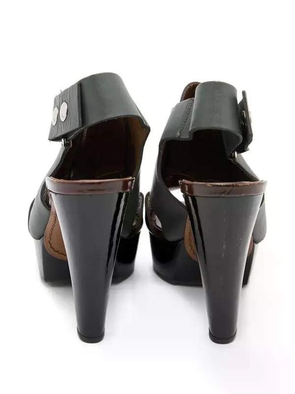 Marni 120mm Panelled High Heel Sandals