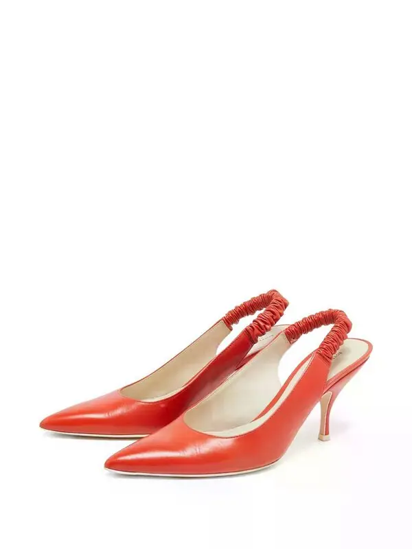 Bottega Veneta 90mm Leather Slingback Pumps