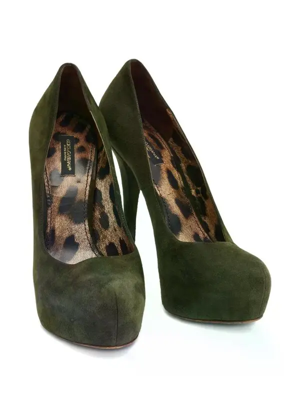 Dolce & Gabbana 140mm Suede Pumps