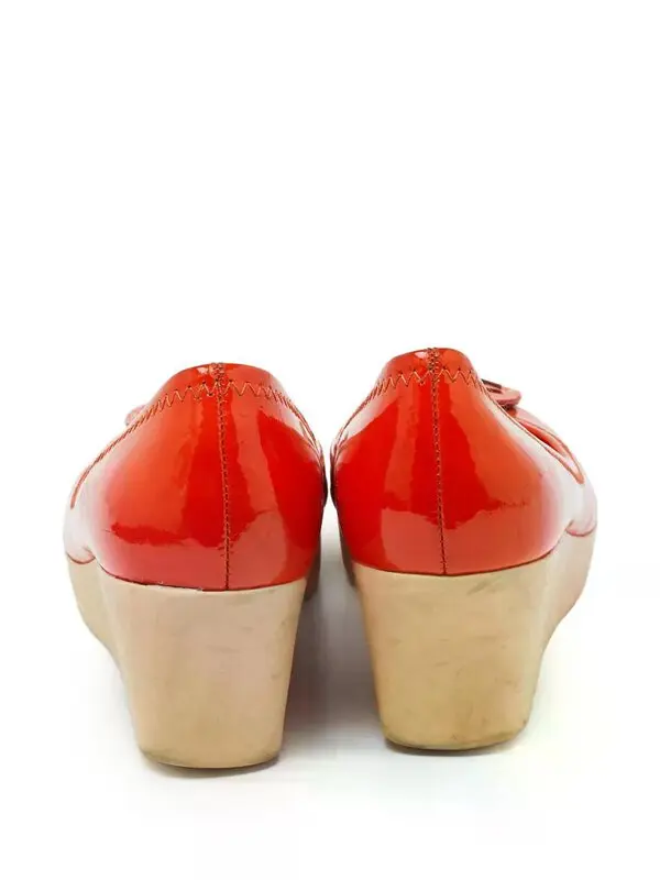 Tory Burch Patent Leather Wedge Pumps