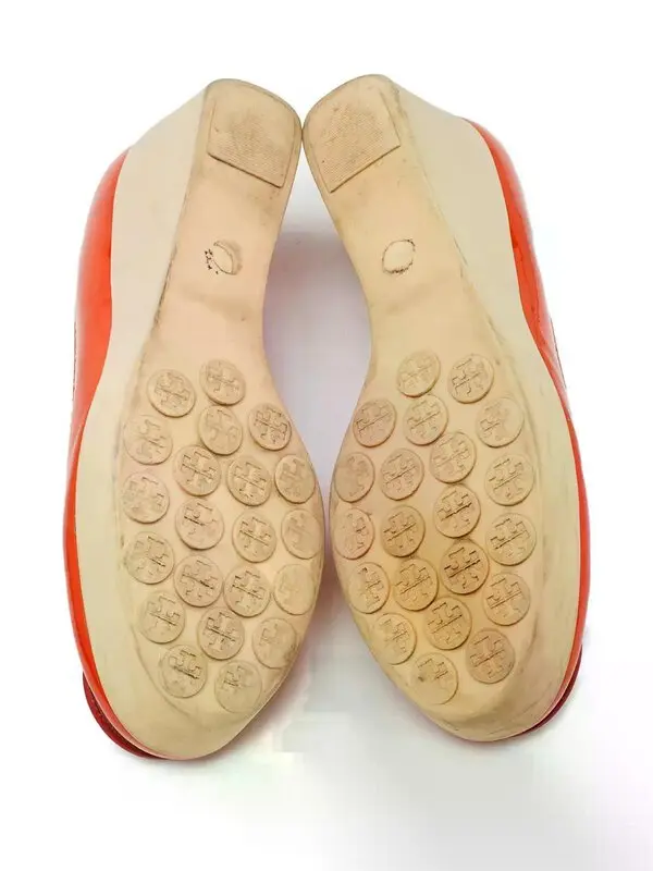 Tory Burch Patent Leather Wedge Pumps