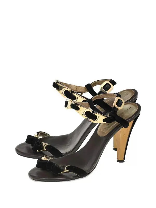 Marc Jacobs Velvet Bow Embellished Sandals