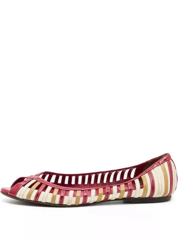 Dolce & Gabbana Striped Ballet Flats