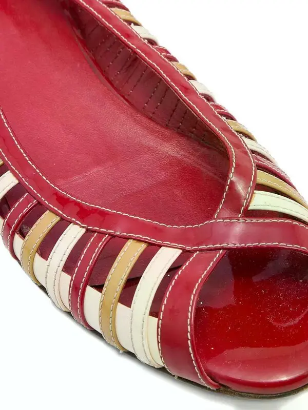 Dolce & Gabbana Striped Ballet Flats