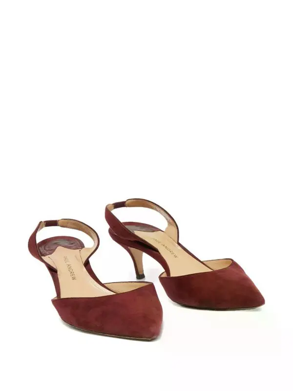 PAUL ANDREW Suede Slingback Pumps