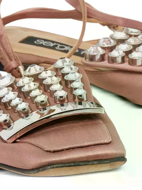 SERGIO ROSSI Embellished Flat Pumps