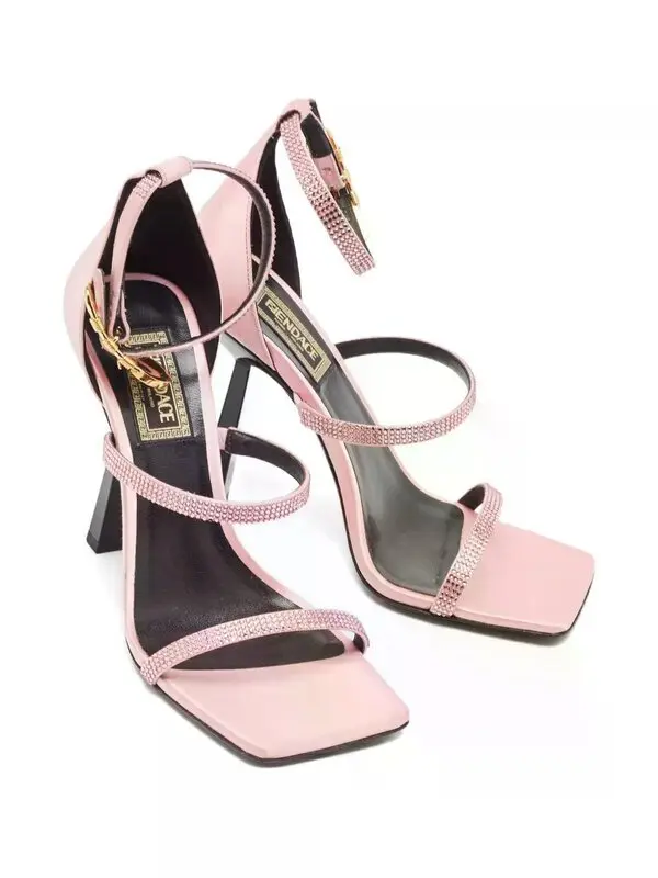 Fendi X Versace Crystal Embellished Sandals