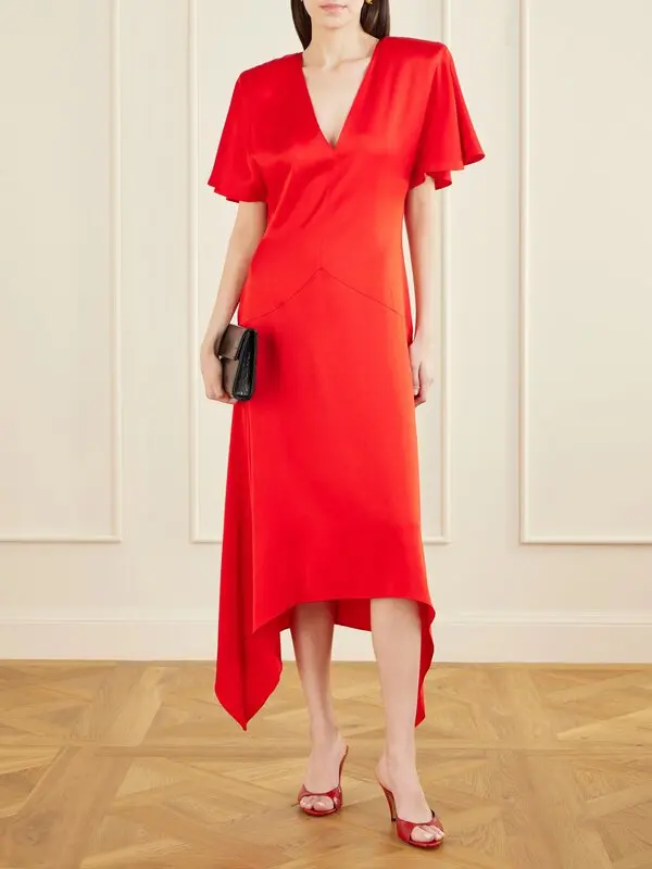 Stella McCartney Satin Midi Dress