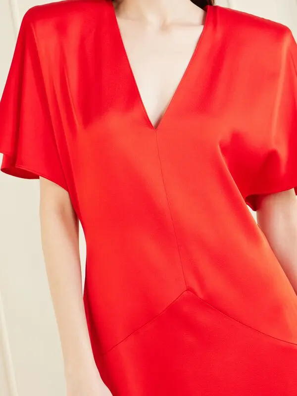 Stella McCartney Satin Midi Dress