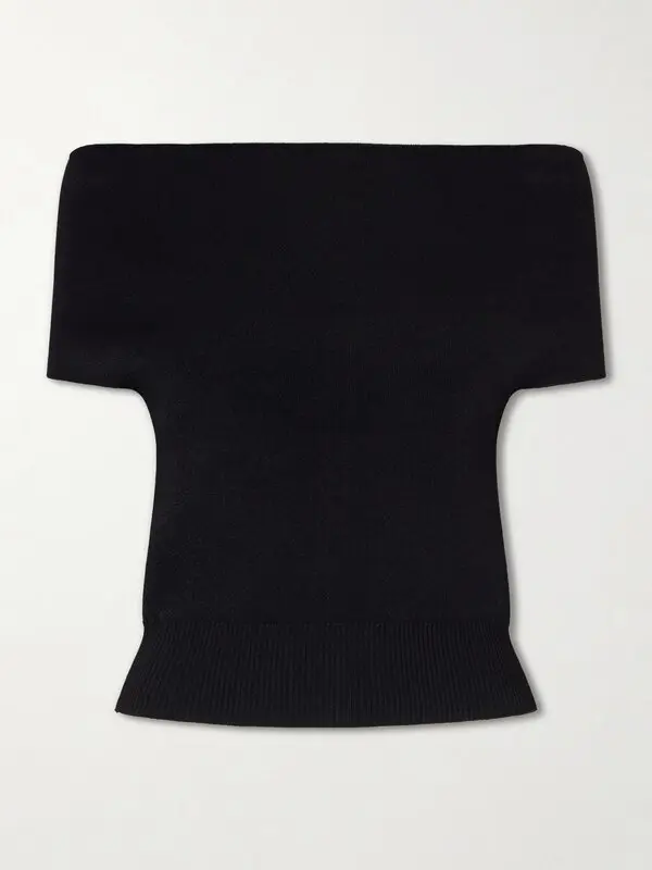 Magda Butrym Off-the-shoulder Knitted Top