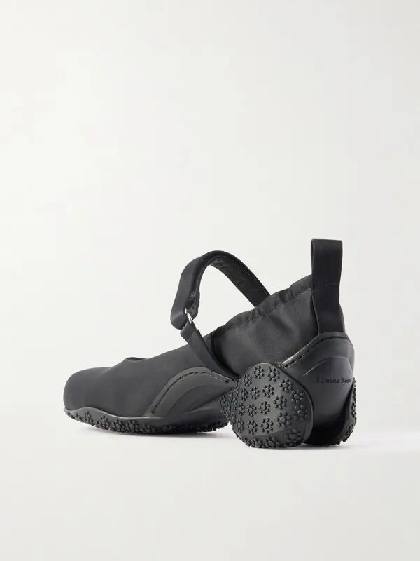 Simone Rocha Embellished Satin Mary Jane Pumps