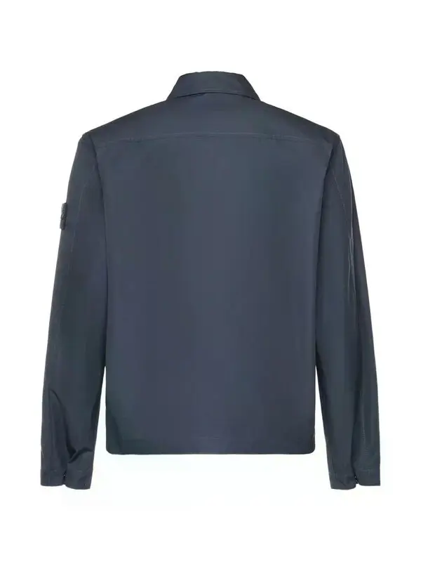 Stone Island Patch-pocket Zip-up Shirt Jacket