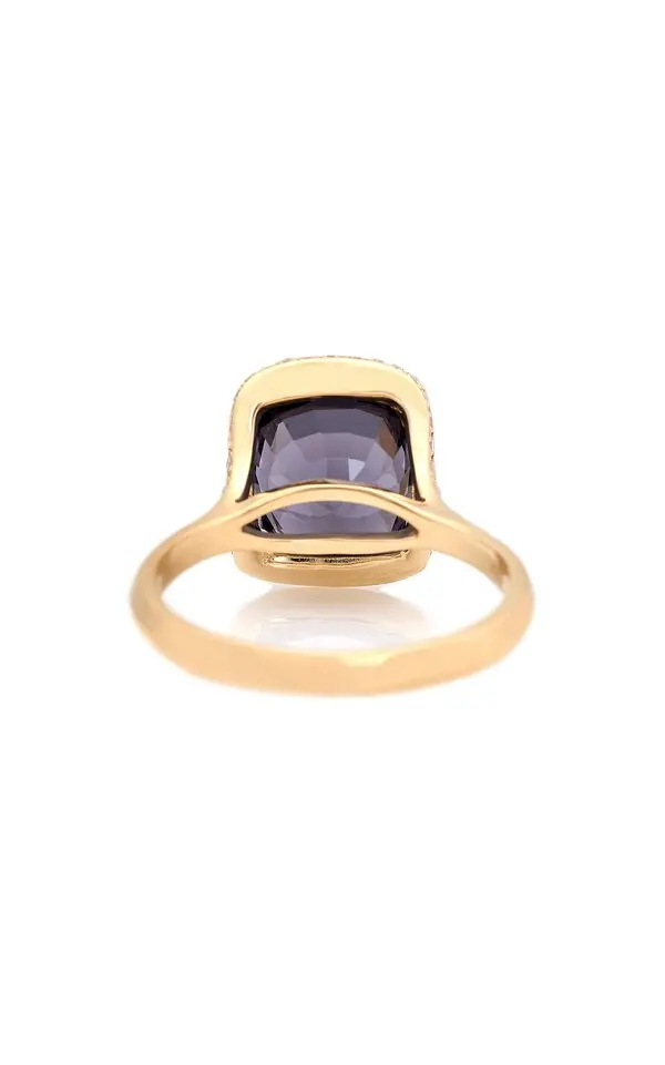 YI COLLECTION 18k Yellow Gold, Diamond, And Spinel Aurora Ring