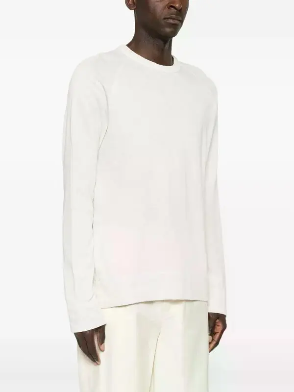 JAMES PERSE Ribbed Crewneck Sweatshirt - Neutrals