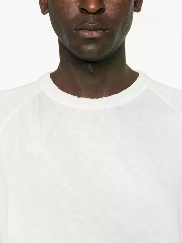 JAMES PERSE Ribbed Crewneck Sweatshirt - Neutrals