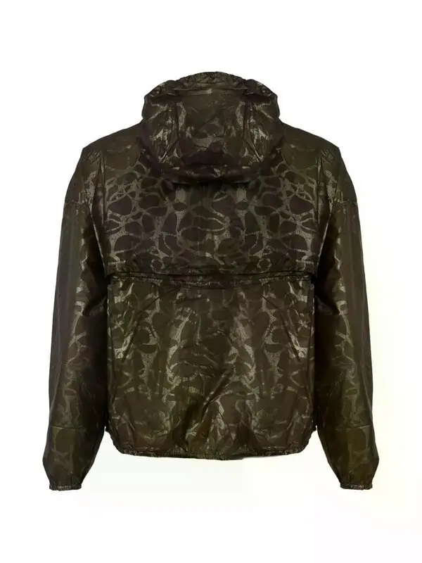 K-WAY Laurette Super-light Reversible Hooded Jacket - Green