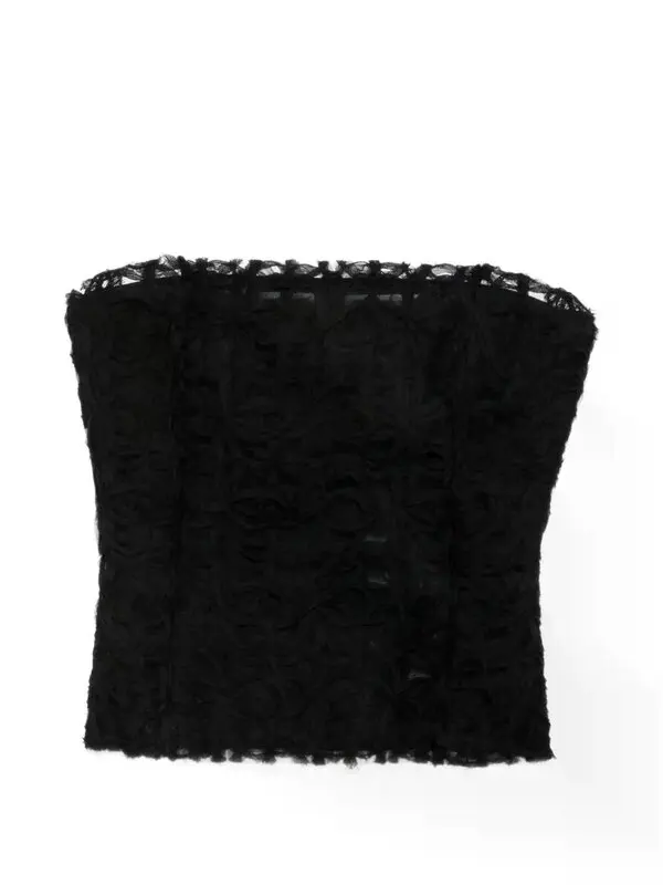Akris Floral Corsage Top
