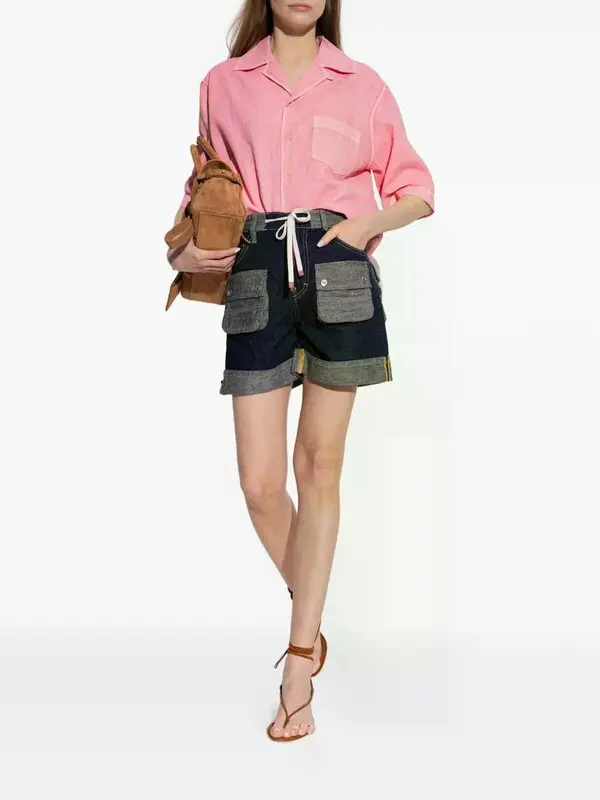 Dsquared2 Buttoned Linen Shirt