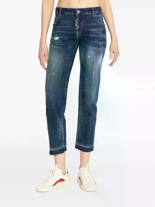 Dsquared2 Distressed Jeans With Belt Loops