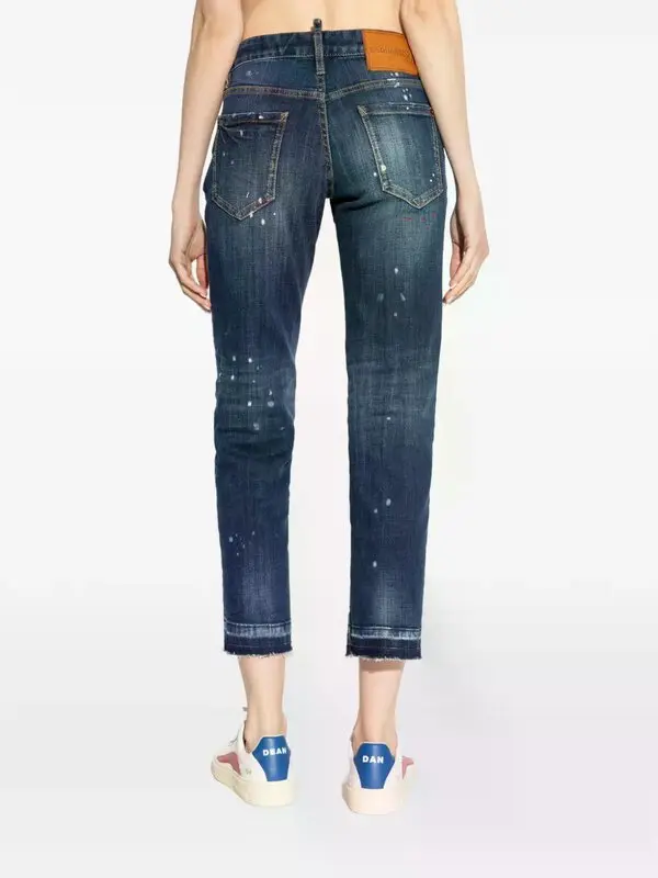 Dsquared2 Distressed Jeans With Belt Loops