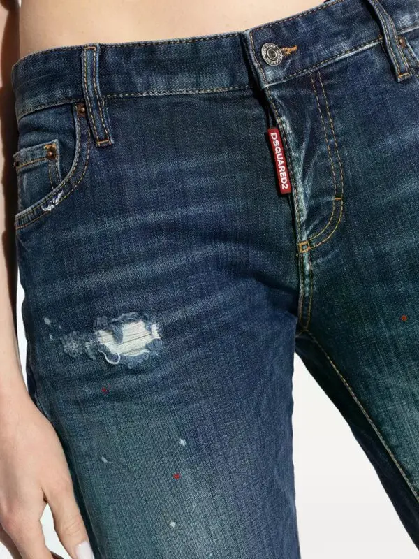 Dsquared2 Distressed Jeans With Belt Loops
