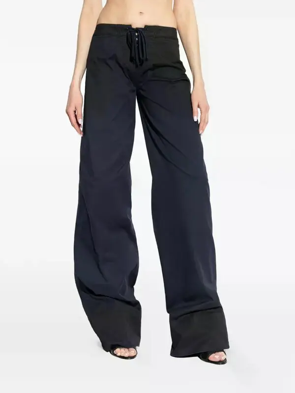 Dsquared2 Buttoned Drawstring Wide Leg Trousers
