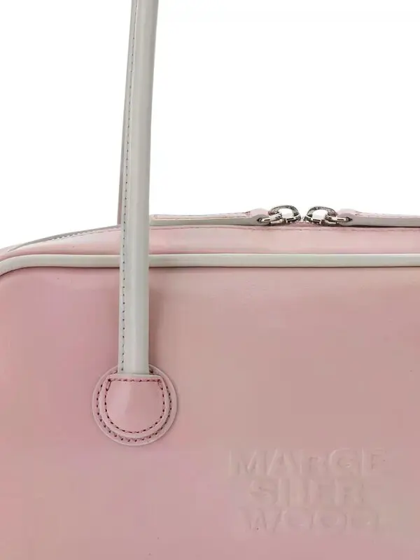MARGESHERWOOD Crinkle Leather Shoulder Bag - Pink