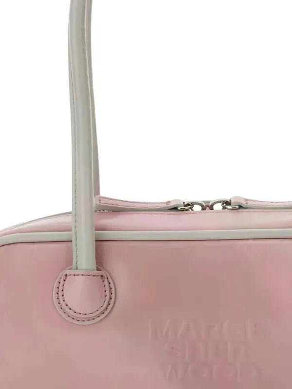 MARGESHERWOOD Mini Embossed Shoulder Bag - Pink