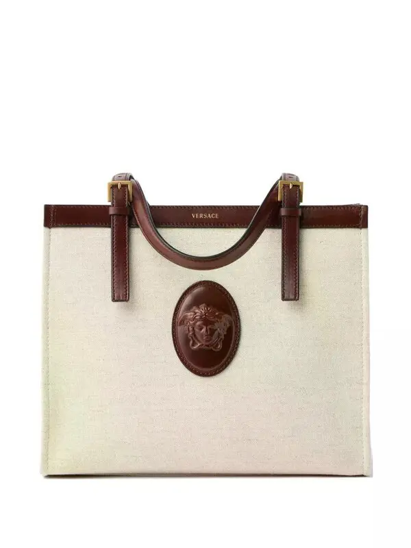 Versace Rivière Tote Bag - Neutrals