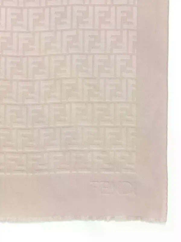 Fendi Logo Rectangular Scarf
