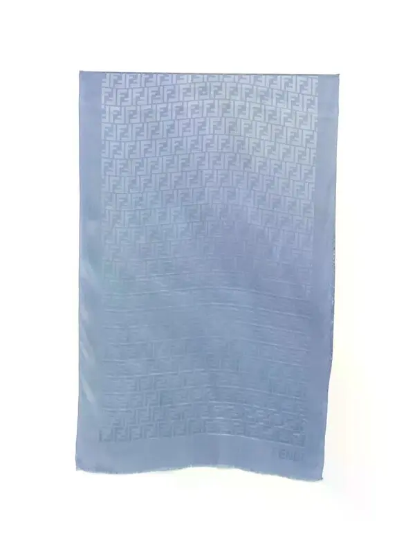 Fendi Ff-motif Scarf - Blue