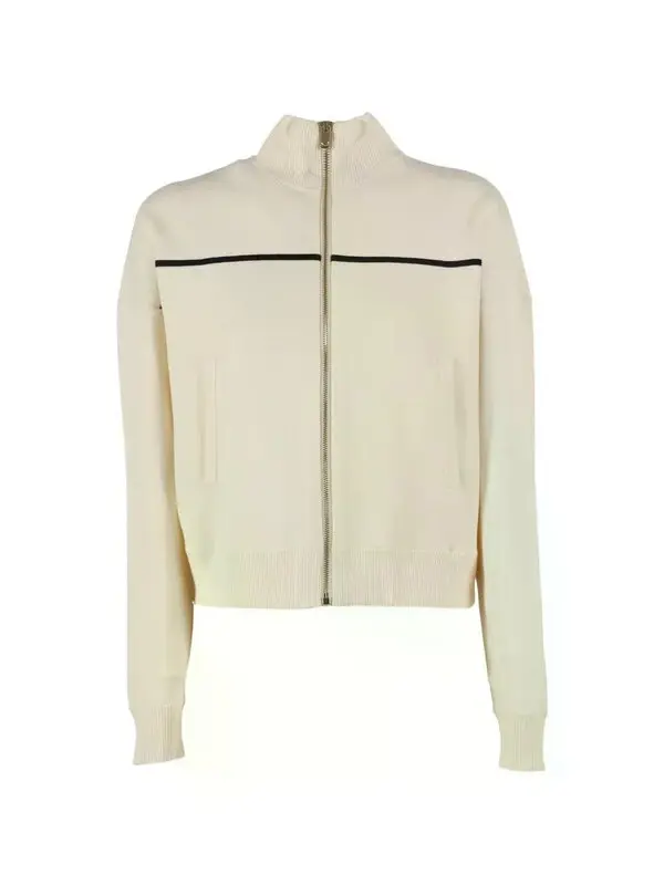 Max Mara Stripe Zip Cardigan