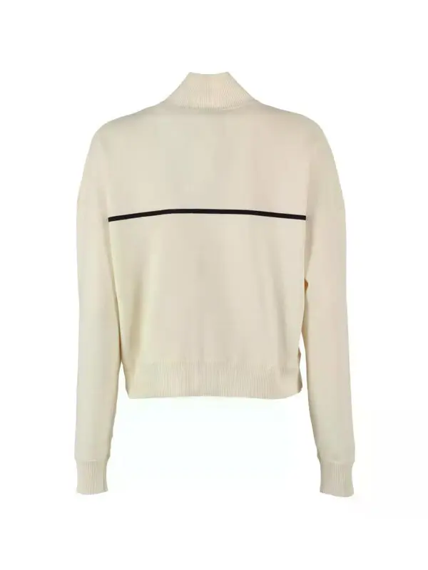 Max Mara Stripe Zip Cardigan