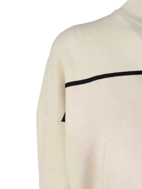 Max Mara Stripe Zip Cardigan