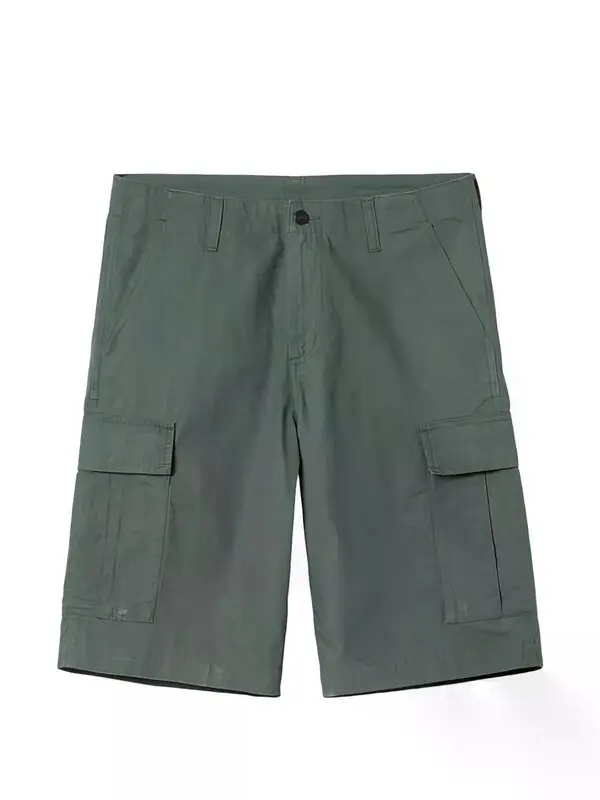 Carhartt Work In Progress Logo-patch Cargo Shorts - Green