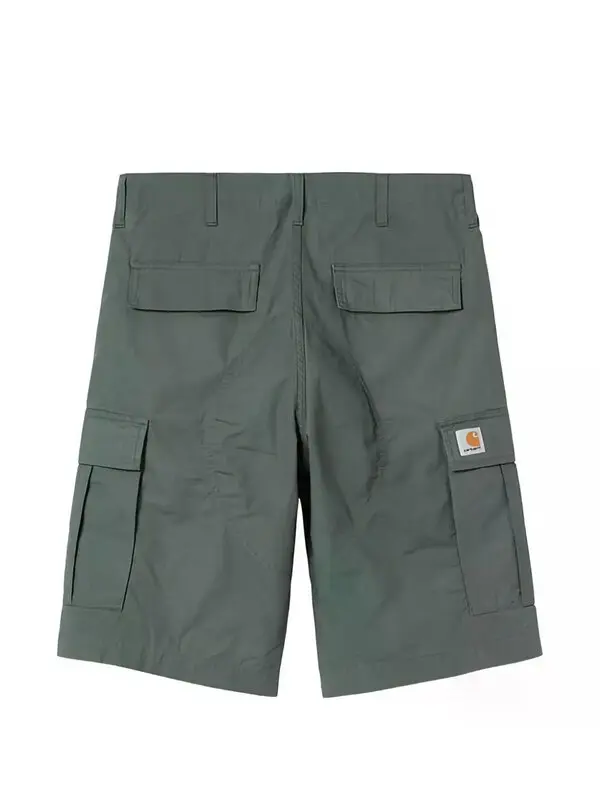 Carhartt Work In Progress Logo-patch Cargo Shorts - Green