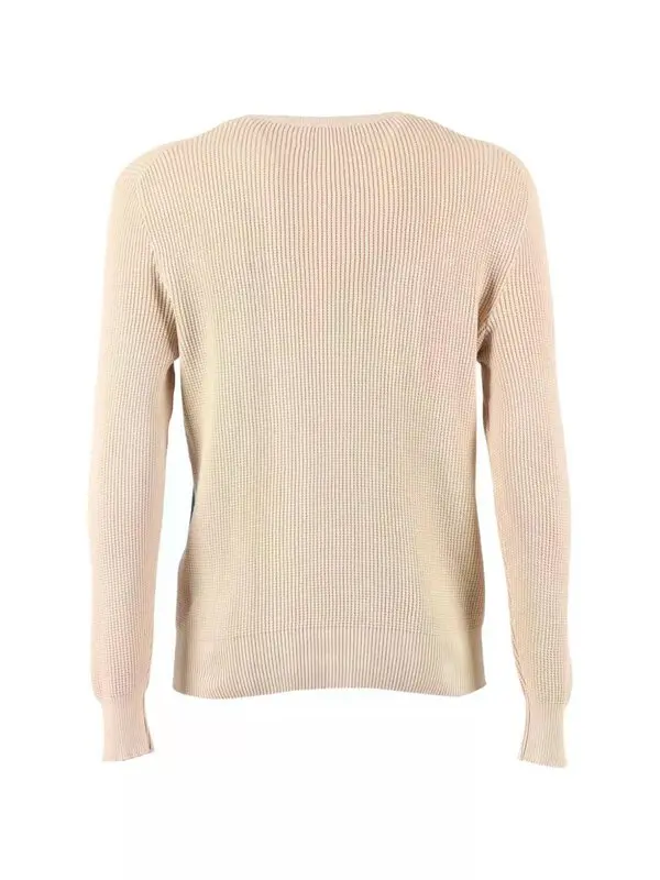 BALLANTYNE Argyle Pattern Crewneck Jumper - Neutrals