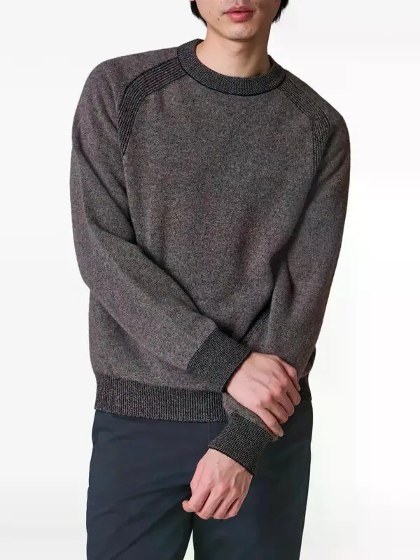 Paul Smith Crew-neck Panelled Sweater