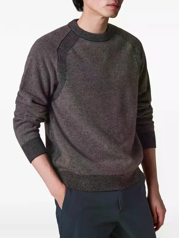 Paul Smith Crew-neck Panelled Sweater