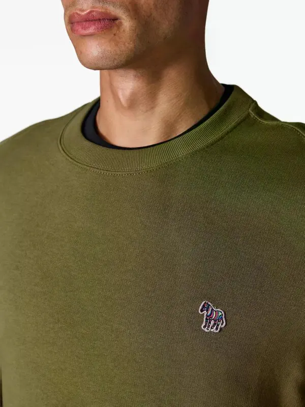 Paul Smith Zebra Logo Crew-neck Sweatshirt - Green