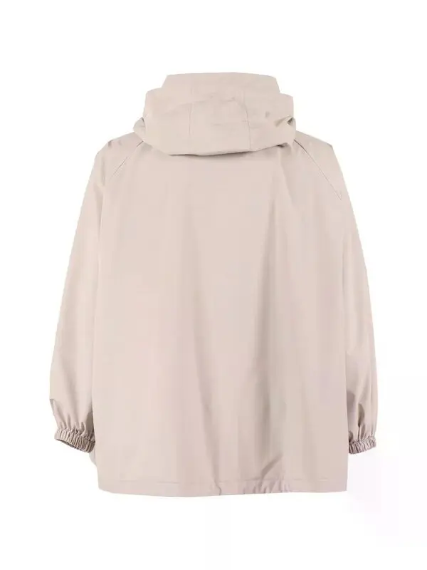MOORER Funnel-neck Jacket - Neutrals